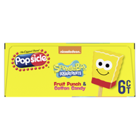 Spongebob Squarepants Popsicle Ice Cream Bar 6ct - Delivered In As Fast ...