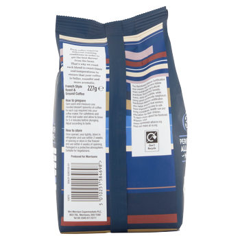 Morrisons French Roast & Ground Coffee, 227g : Food Cupboard fast ...