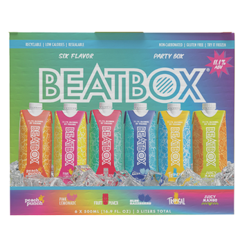 BeatBox Variety Pack 6pk 500ml 11.1% ABV Wine Party Punch - Delivered ...