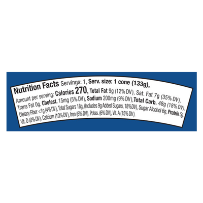 Good Humor Cookies & Cream Giant Cone 1ct : fast delivery by App or Online