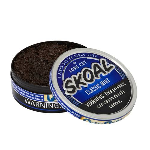 Skoal Classic Mint Long Cut Chewing Tobacco 1 2oz Smoke Shop Fast