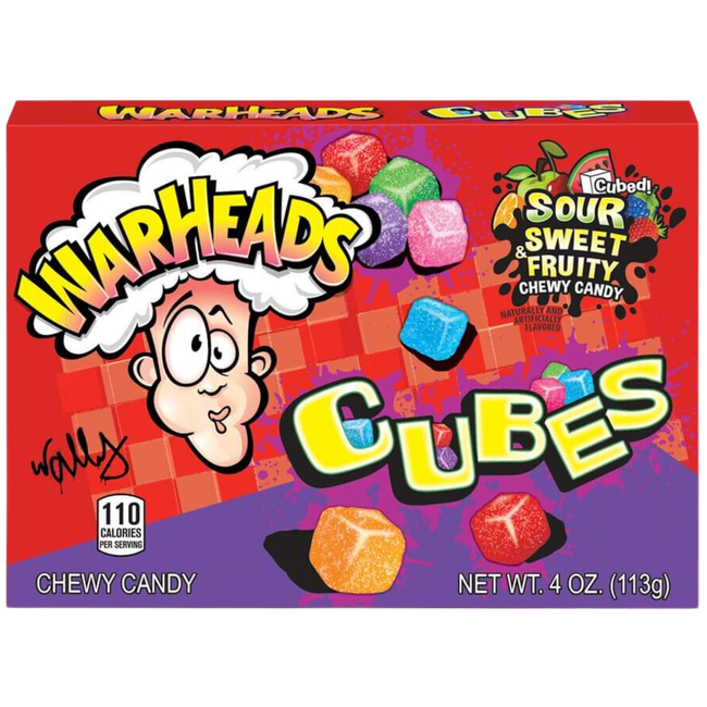 Warhead Sour Chewy Cube, 113g : Snacks fast delivery by App or Online