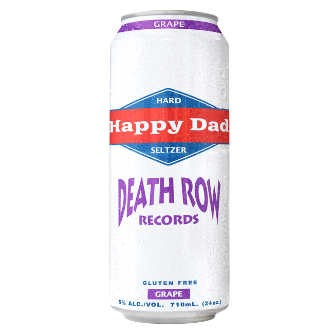 Happy Dad Hard Seltzer Big Poppa Death Row Records Grape Single 24oz ...