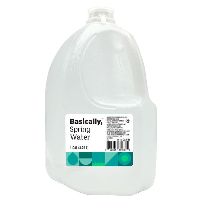Basically, Spring Water 1 Gallon - Delivered In As Fast As 15 Minutes ...