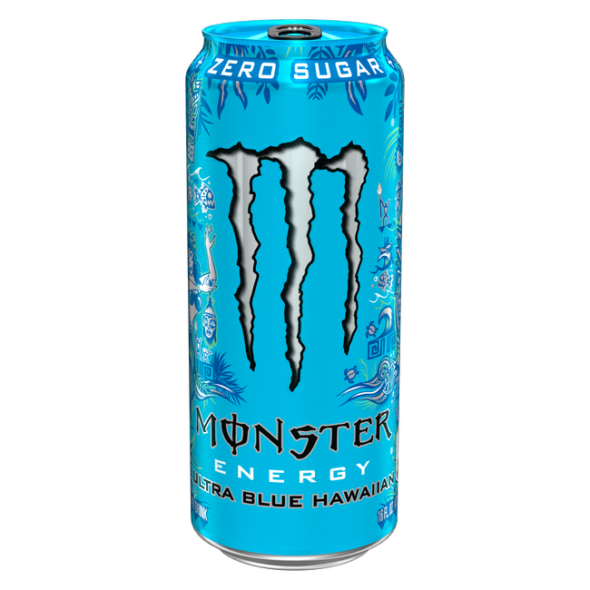 Monster Energy Ultra Blue Hawaiian Energy Drink 16oz Can - Delivered In ...