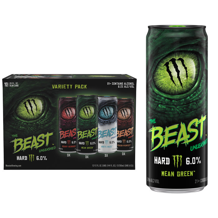 The Beast Unleashed Variety Pack 12pk 12oz Can 6% ABV : Alcohol fast ...
