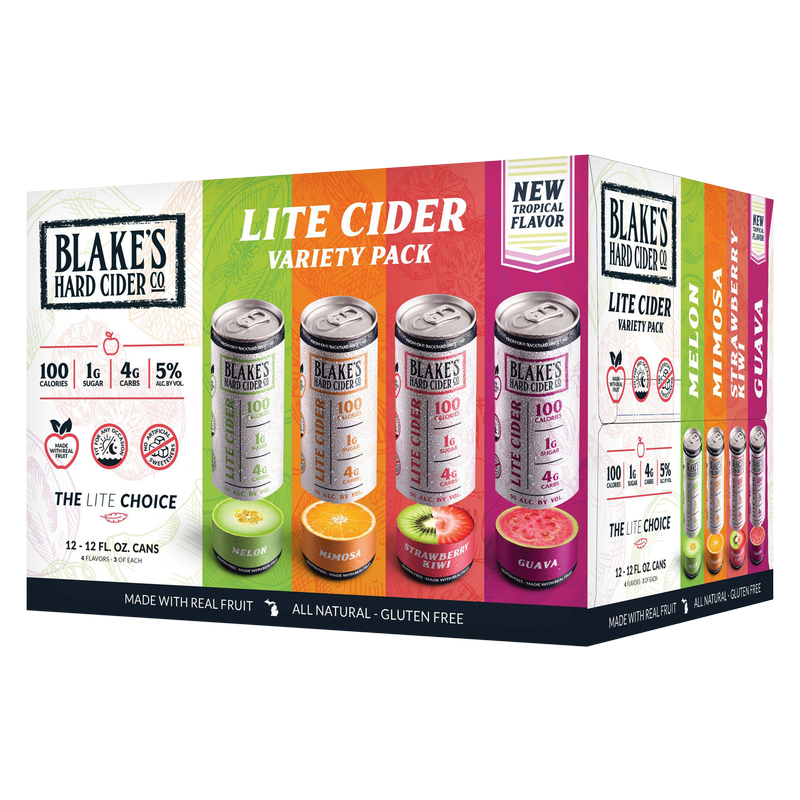 Blake's Hard Cider Co. Lite Cider Variety Pack 12pk 12oz Cans : Alcohol ...