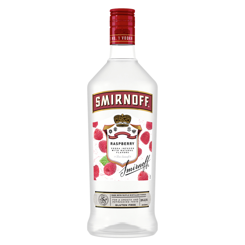 Smirnoff Raspberry Vodka 1.75 PET (60 proof) : Alcohol fast delivery by ...