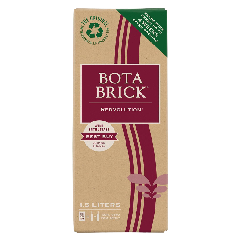 Bota Brick Redvolution 1.5L Box : Alcohol fast delivery by App or Online