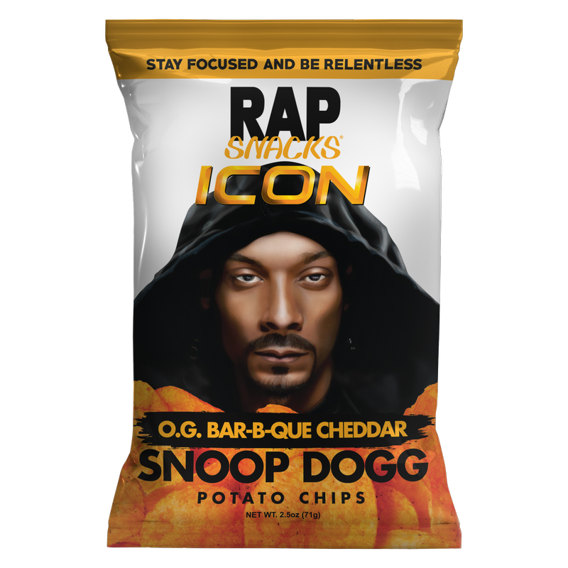 Rap Snacks OG BBQ Cheddar Chips (Snoop Dogg), 2.5oz - Delivered In As ...