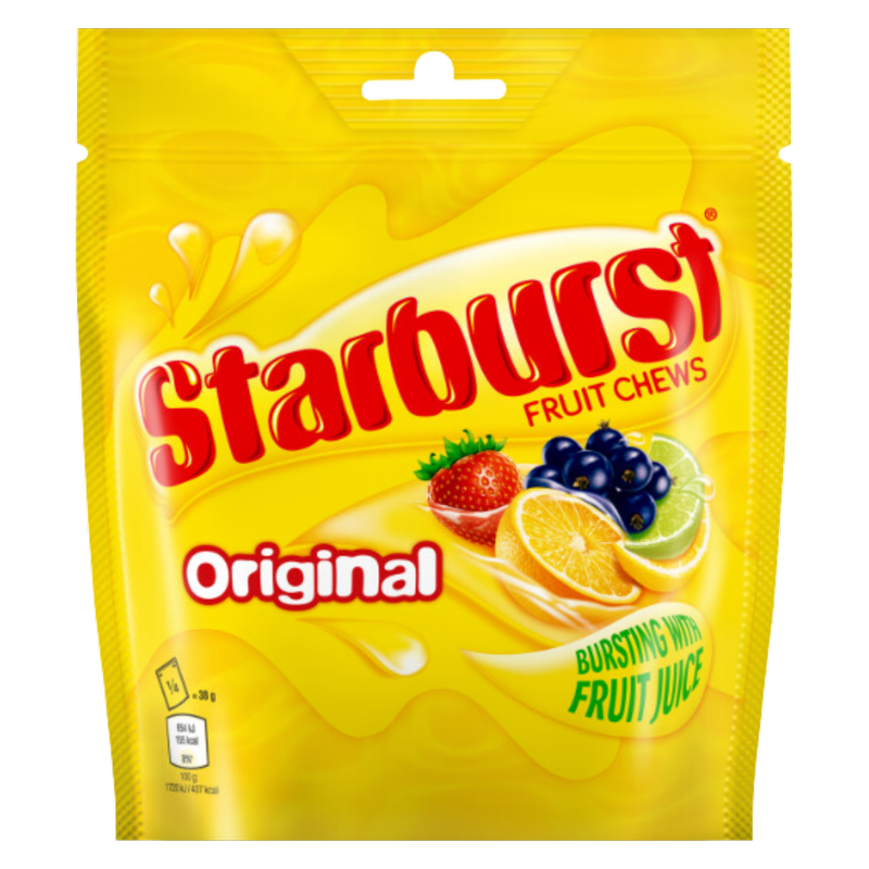 Starburst Original Fruit Chews, 138g : Snacks fast delivery by App or Online
