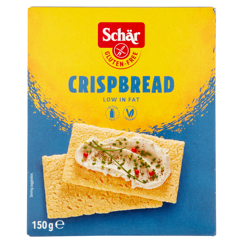 Schar Gluten-Free Crisp Bread, 150g : Snacks fast delivery by App or Online
