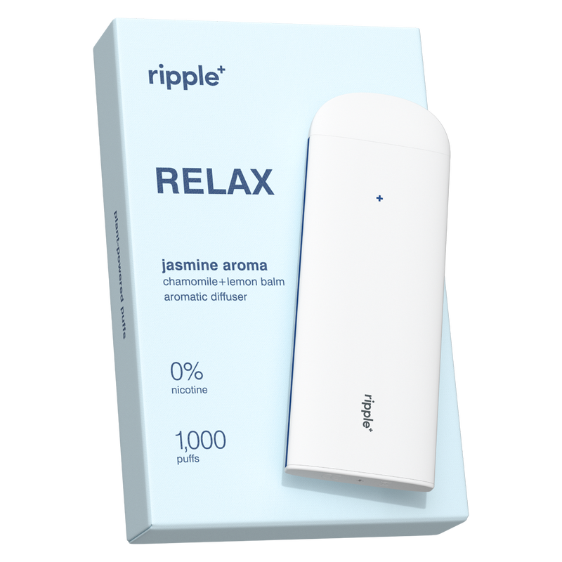 Ripple+ Jasmine Zero-Nicotine Diffuser 1000 Puffs - Delivered In As ...