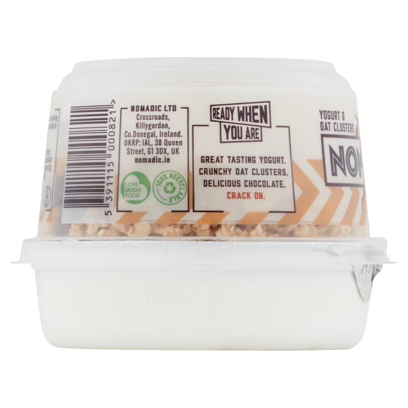Nomadic Chocolate Yoghurt & Oat Clusters Chocolate, 169g : Eggs & Dairy ...