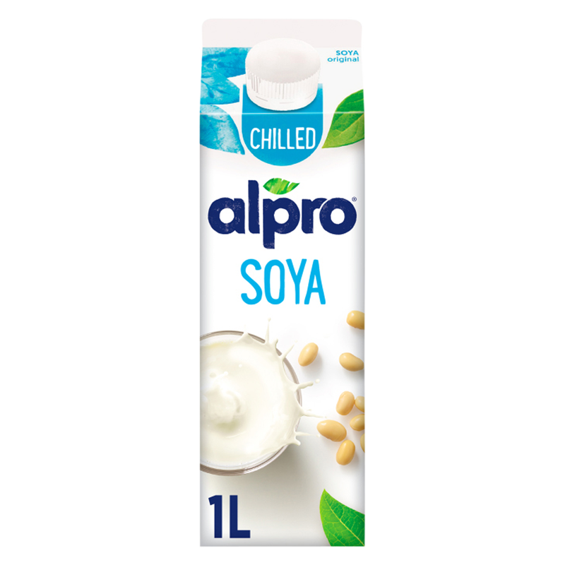 Alpro Soy Packed with Protein Chilled Drink, 1L : Eggs & Dairy fast ...