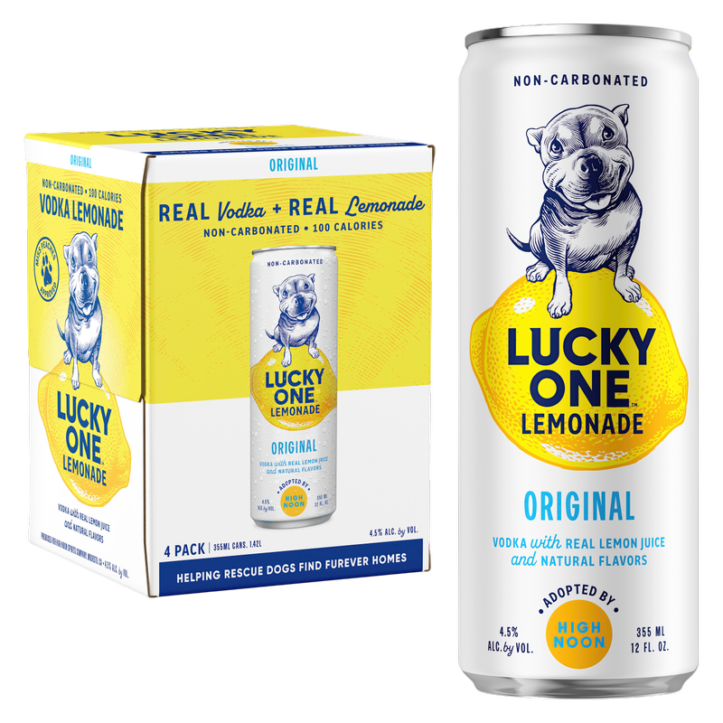 Lucky One Lemonade 4pk 12oz Can - Delivered In As Fast As 15 Minutes ...