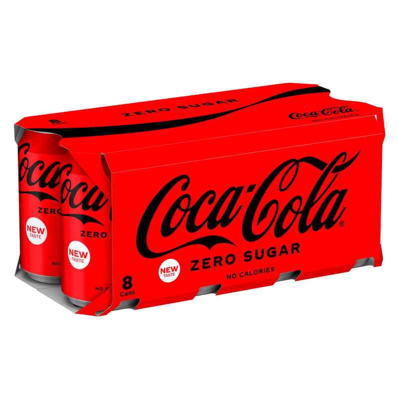 Coca-Cola Zero Sugar, 8 x 330ml : Drinks fast delivery by App or Online