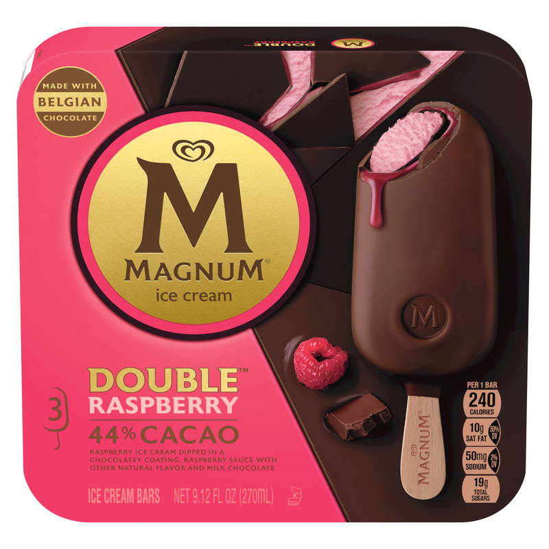 Magnum Double Raspberry Ice Cream Bars 3ct - Delivered In As Fast As 15 ...