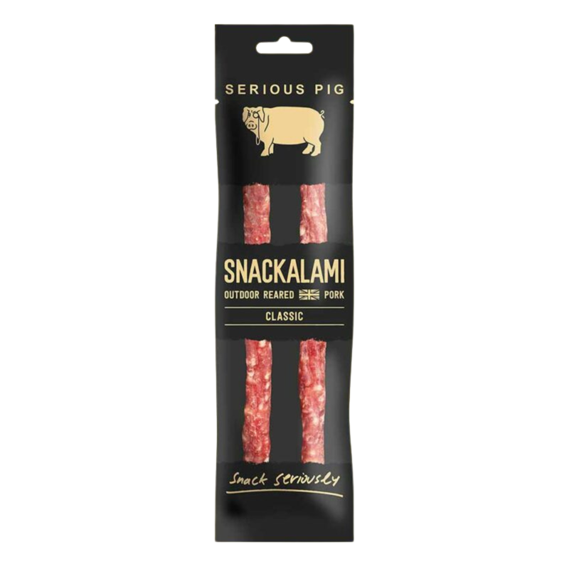Serious Pig Classic Snackalami, 30g : Snacks fast delivery by App or Online