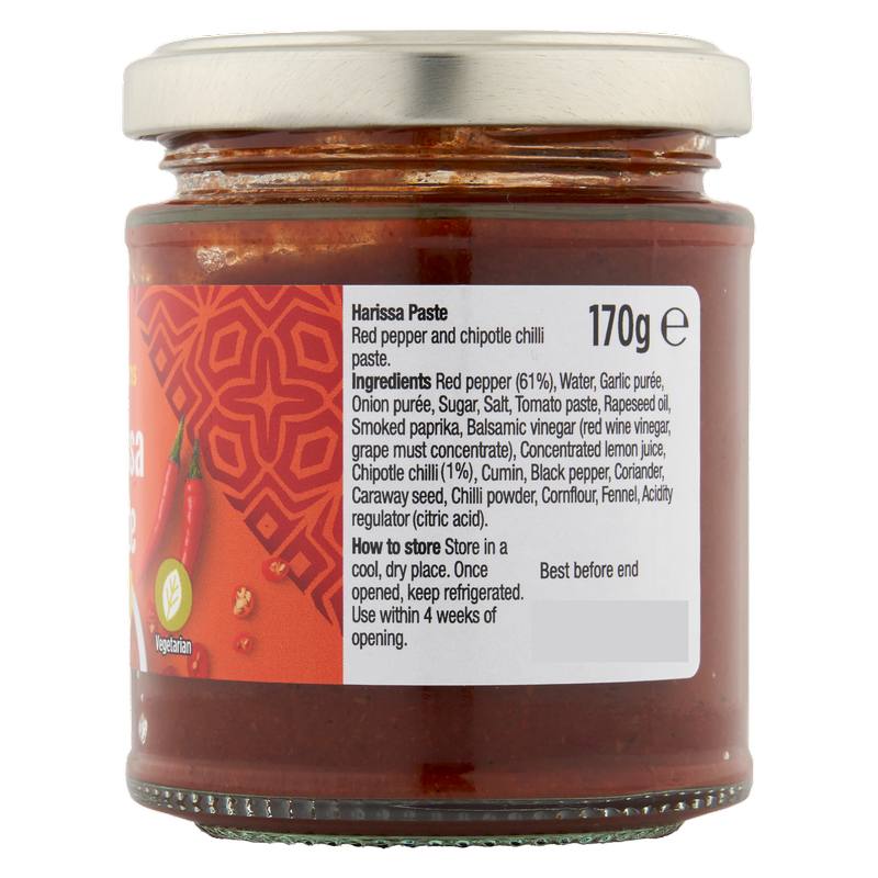 Morrisons Smoky Harissa Paste, 170g : Food Cupboard fast delivery by ...