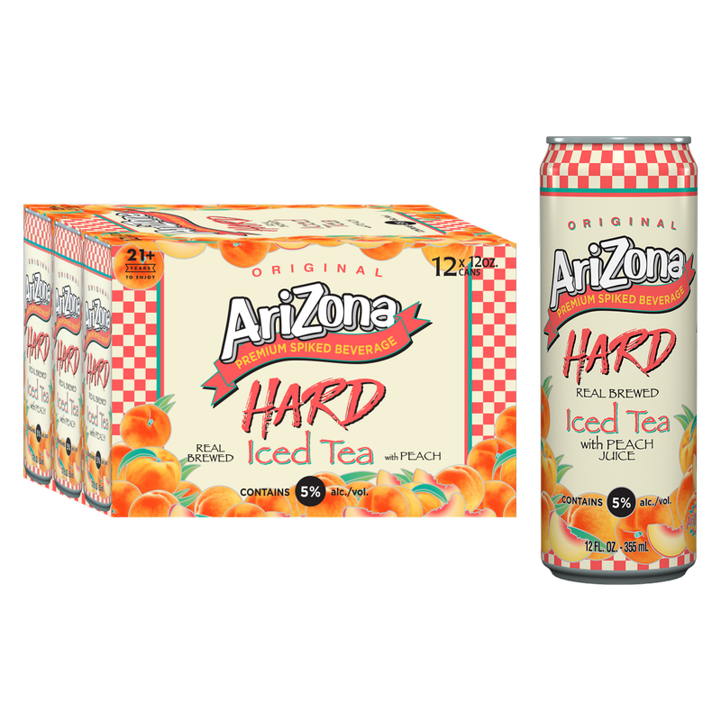 Arizona Hard Peach Tea 12pk 12oz Cans - Delivered In As Fast As 15 ...