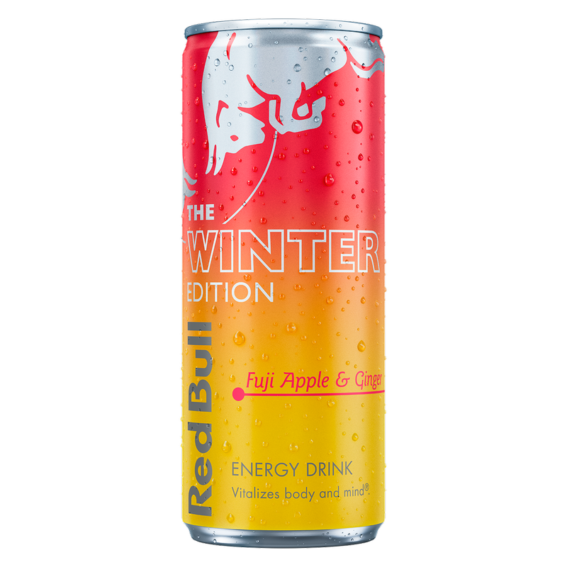 Red Bull Energy Drink Winter Edition Fuji Apple & Ginger, 250ml ...