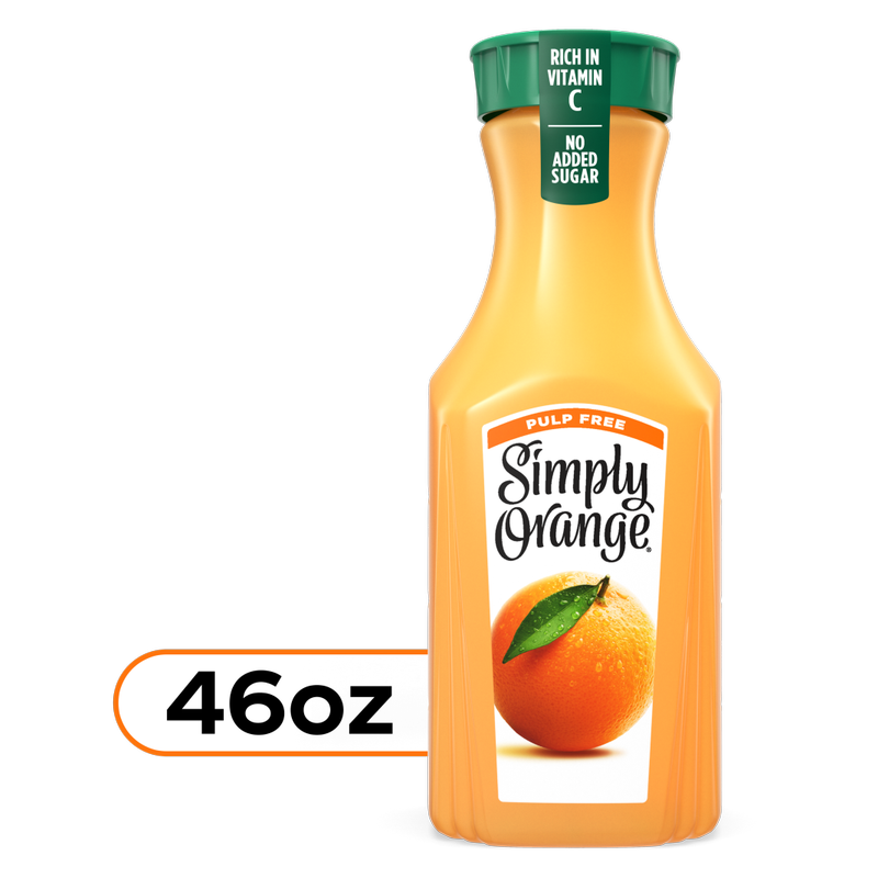 Simply Pulp Free Orange Juice 46oz Btl - Delivered In As Fast As 15 ...