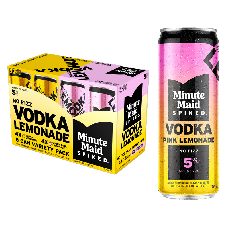 Minute Maid Spiked Vodka Lemonade Variety 8pk - Delivered In As Fast As ...